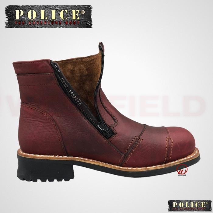 [ORIGINAL] POLICE® PREMIUM LEATHER ADVENTURE STEEL TOE SAFETY BOOT SHOE ...