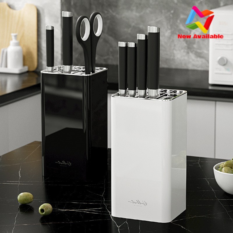 【NV Ready Stock】Kitchen Knife Holder Safe Knife Storage Countertop ...