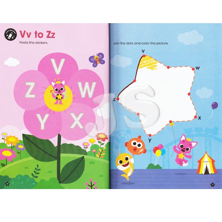 BABY SHARK FIRST WORDS ACTIVITY BOOK | PHONICS & MATHS ACTIVITY WITH ...