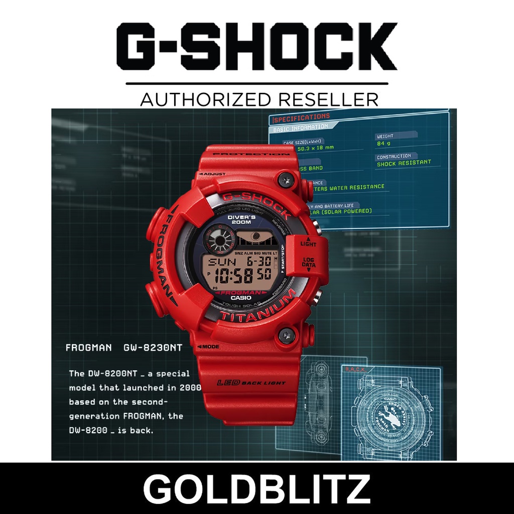 Casio G-Shock FROGMAN GW-8230NT-4 GW8230NT-4 30th Anniversary Limited ...