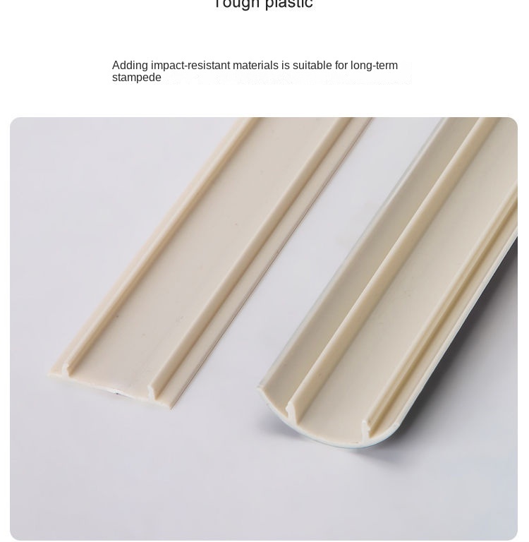 Porcelain-like Semicircle Arc Ground Trunking Pvc Open-Mounted Stone ...