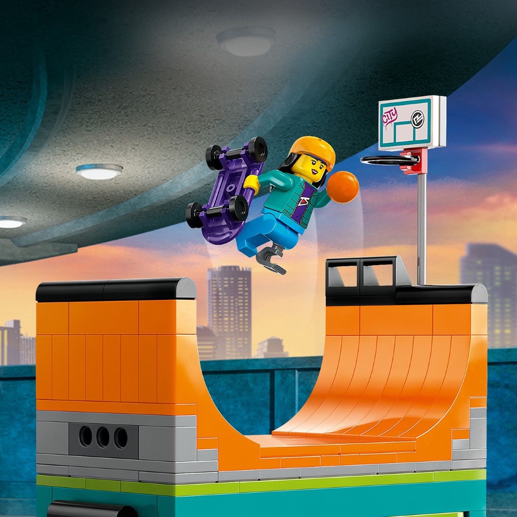 LEGO 60364 City Street Skate Park Building Toy Set (454 Pieces ...