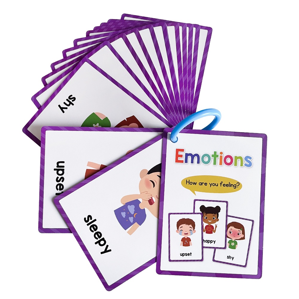 15 Cards My Emotion Feeling Vocabulary Words Cards Learning English ...