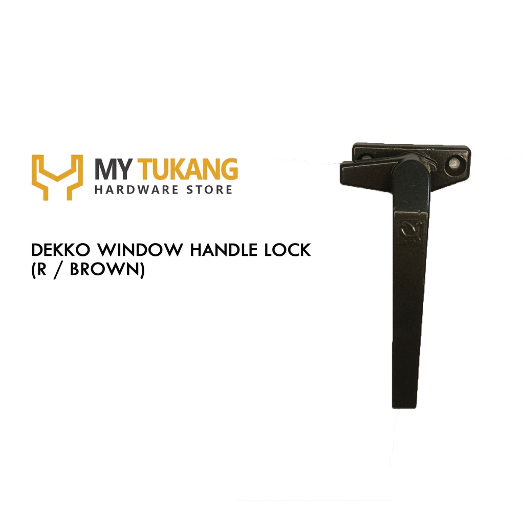 DEKKO WINDOW HANDLE LOCK (R / BROWN) | Shopee Malaysia