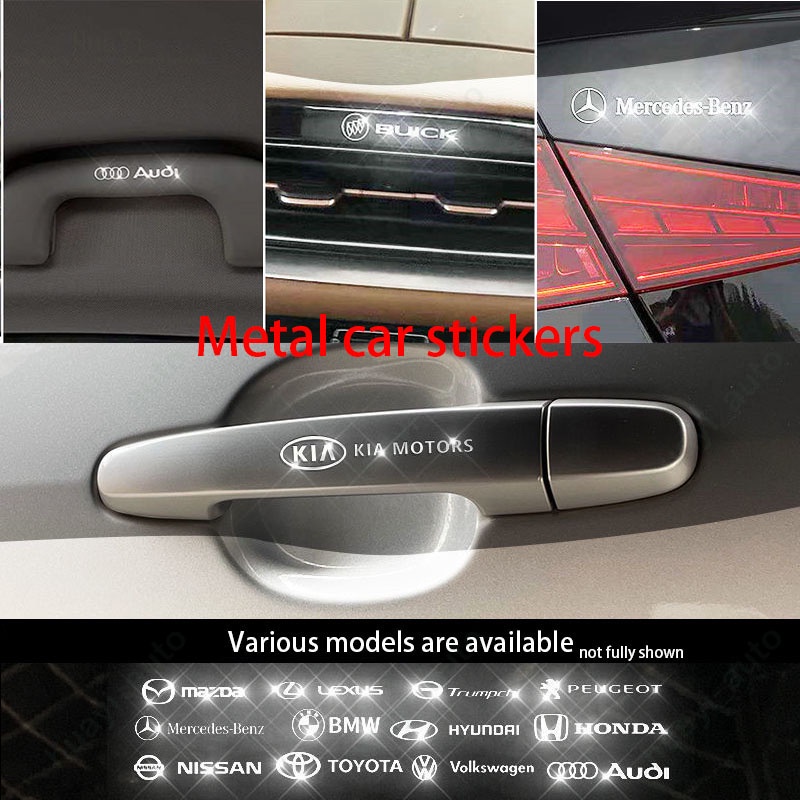 Proton Car Logo 3D Exterior Metal Sticker Car Interior Decorative ...