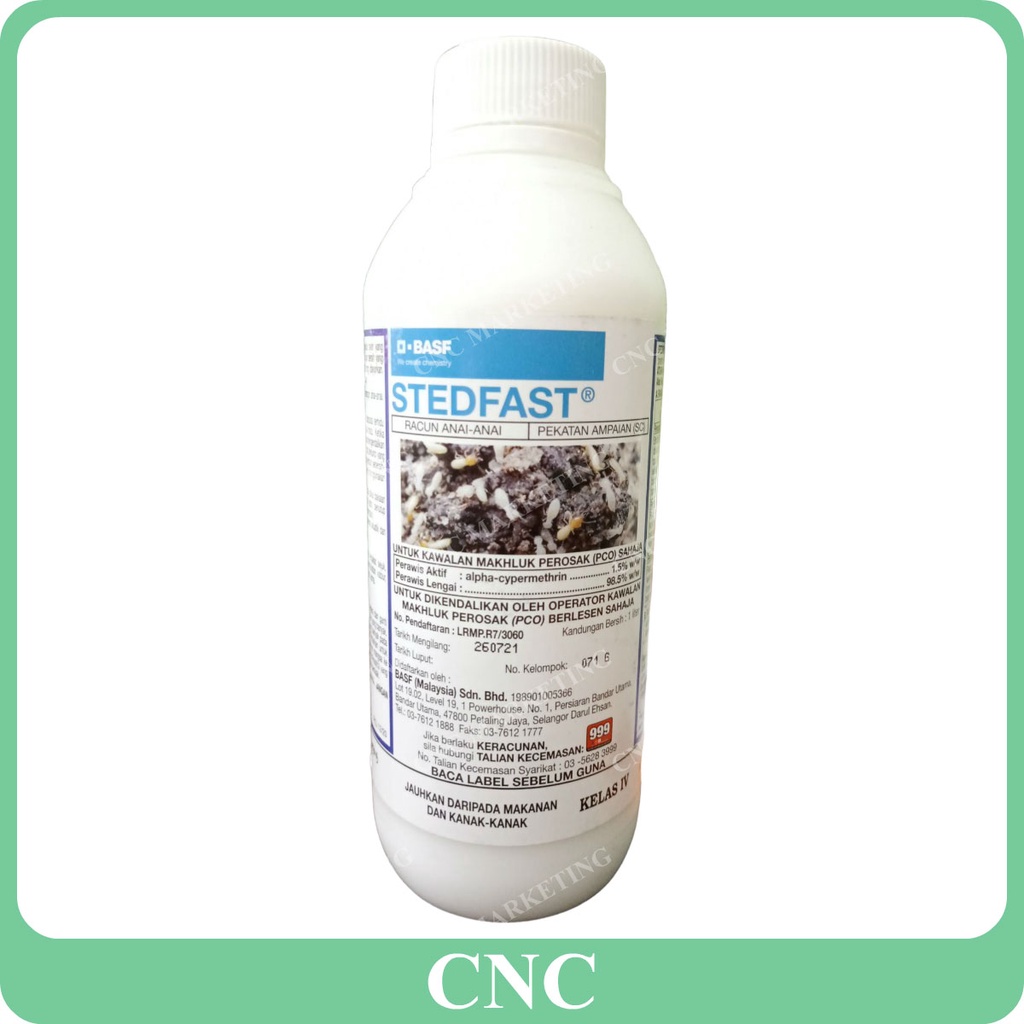 1L Stedfast BASF Racun Serangga Alpha-Cypermethrin Anai-Anai Termites ...