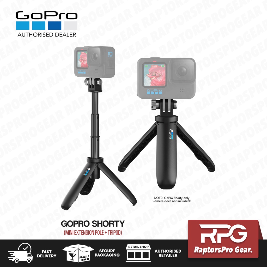 GoPro Shorty - Mini Extension Pole + Tripod | Shopee Malaysia