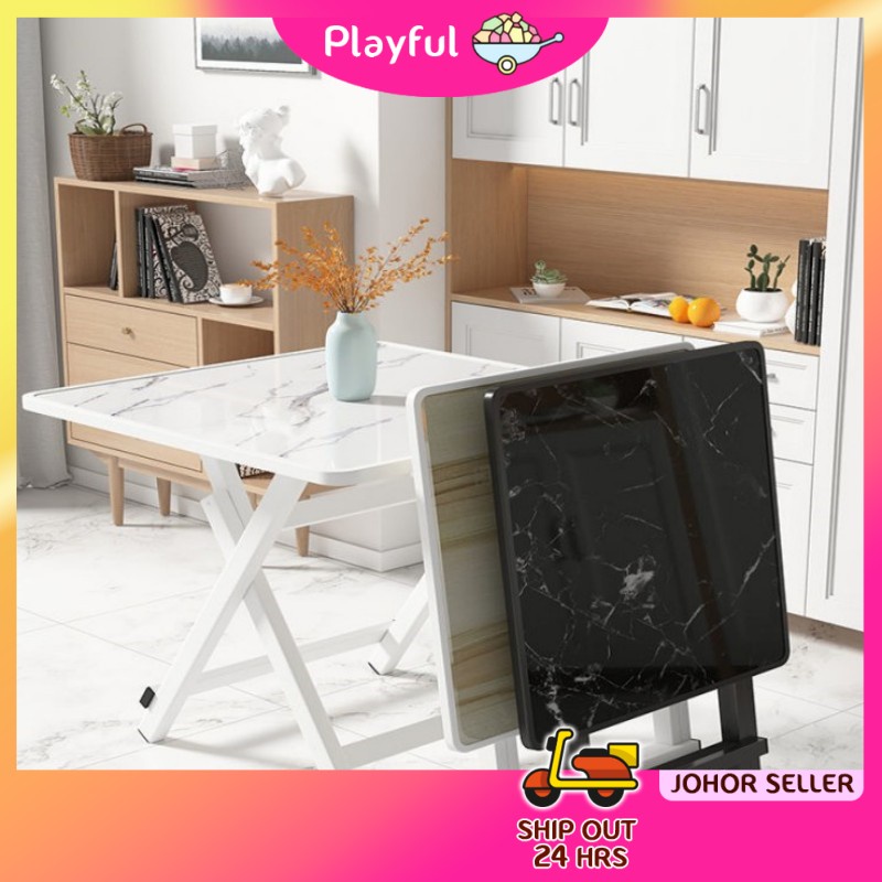 【PLAYFUL】Folding Foldable Table Dining Dinner Desk Home House Eating ...