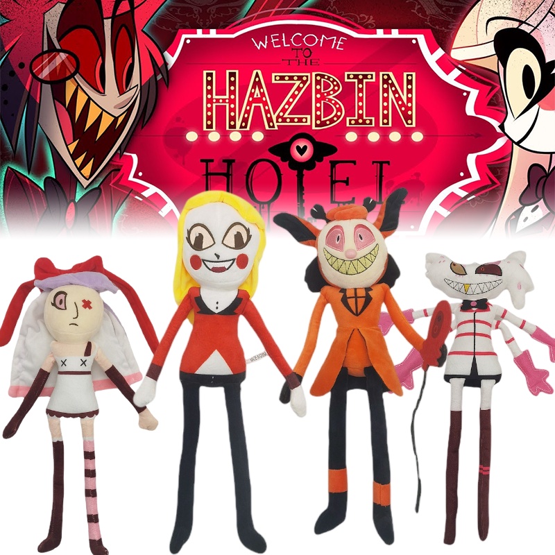 Alastor Toy Plush In 45cm Deep Orange Add To Your Collection Hazbin ...