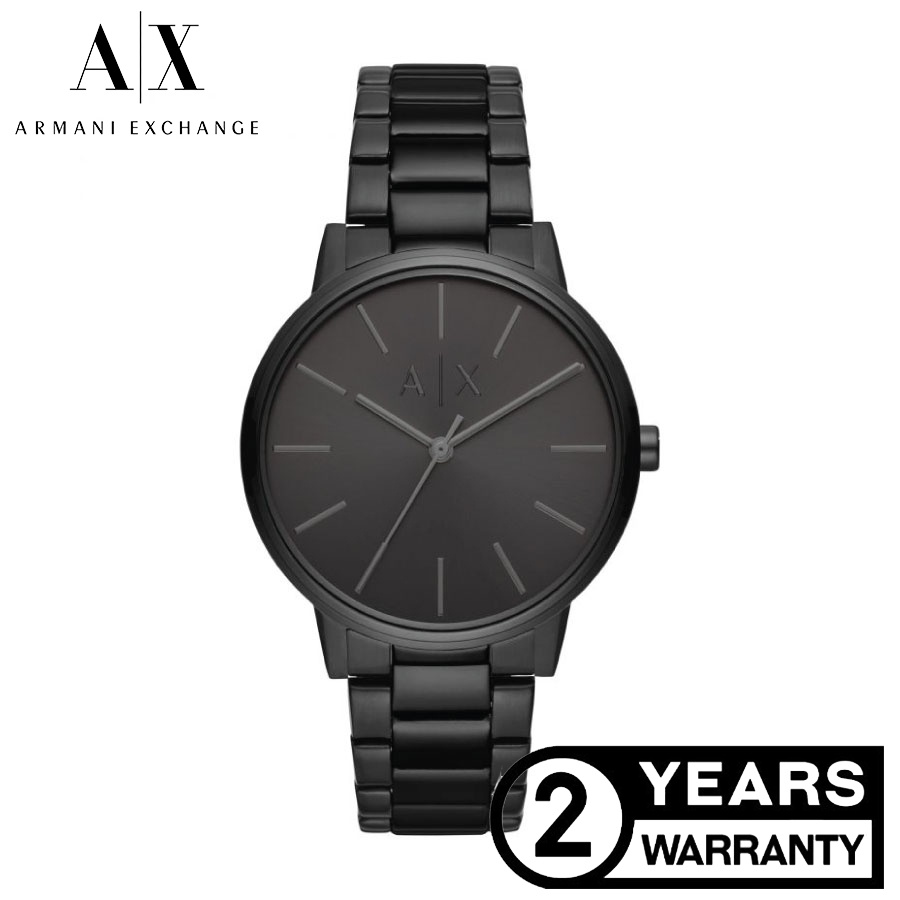 [Official Warranty] Armani Exchange AX2701 Men's Three-Hand Black ...