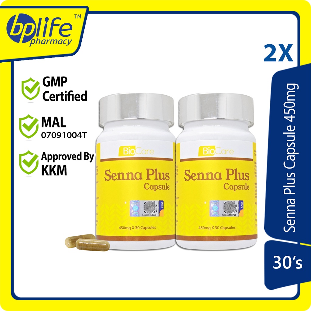 BioCare Senna plus Capsule 450mg (2x 30's) | Shopee Malaysia