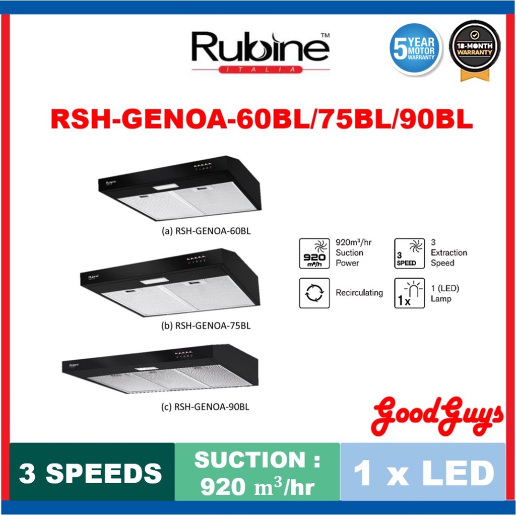 [Seller's Own Fleet] RUBINE RSH-GENOA-60BL / RSH-GENOA-75BL / RSH-GENOA ...