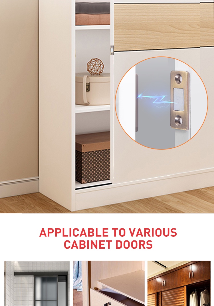 Cabinet Door Magnets Super Strong Concealed Hidden Closer Door Catch ...