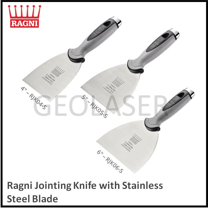 Ragni RJK Jointing Putty Knife Scraper with Stainless Steel Blade ...