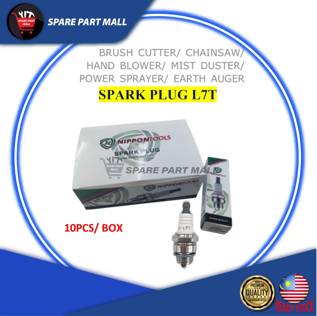 SPARK PLUG 10PCS PLUG API PALAM PENCUCUH MESIN RUMPUT CHAINSAW BLOWER ...