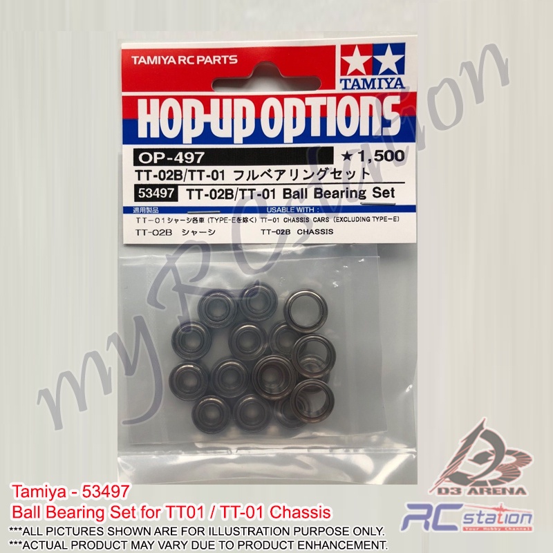 Tamiya TT01 #53497 - Ball Bearing Set for TT01 / TT-01 Chassis | Hop-Up Options | Shopee Malaysia