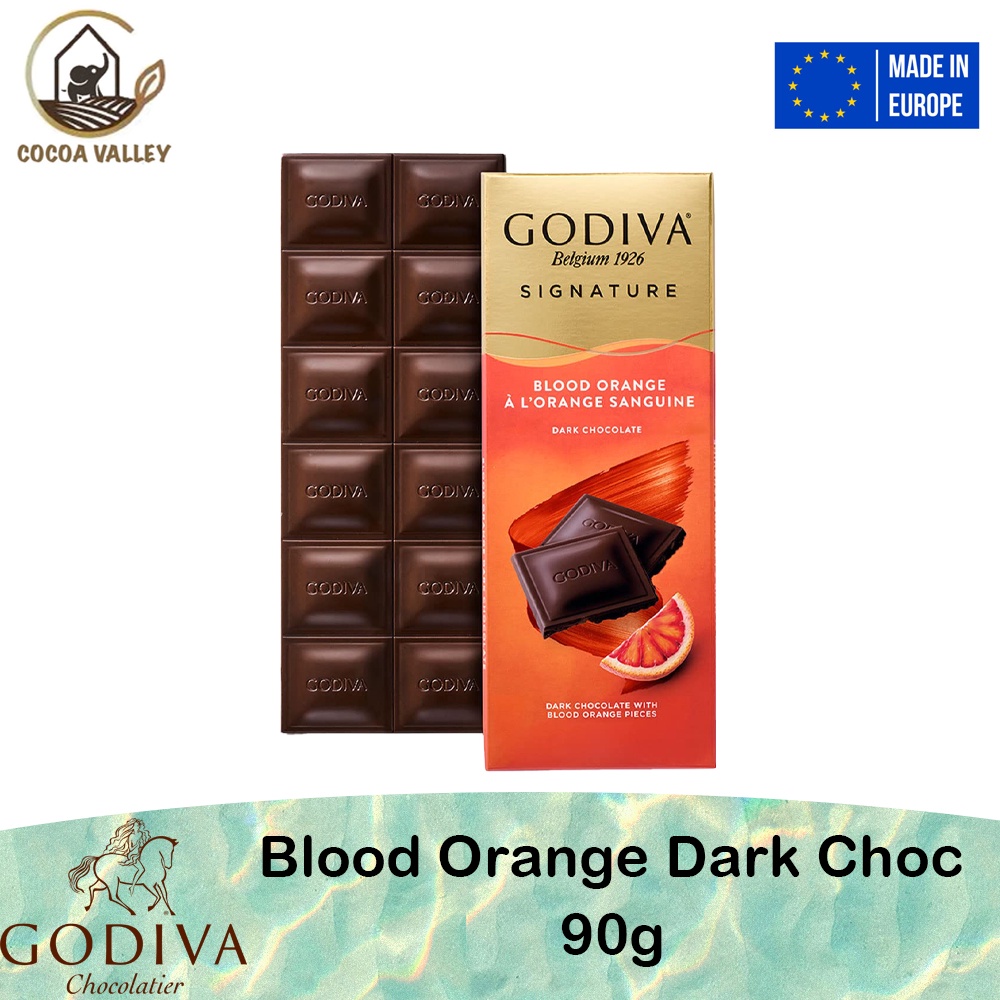 Godiva Signature Blood Orange Dark Chocolate 90g | Shopee Malaysia