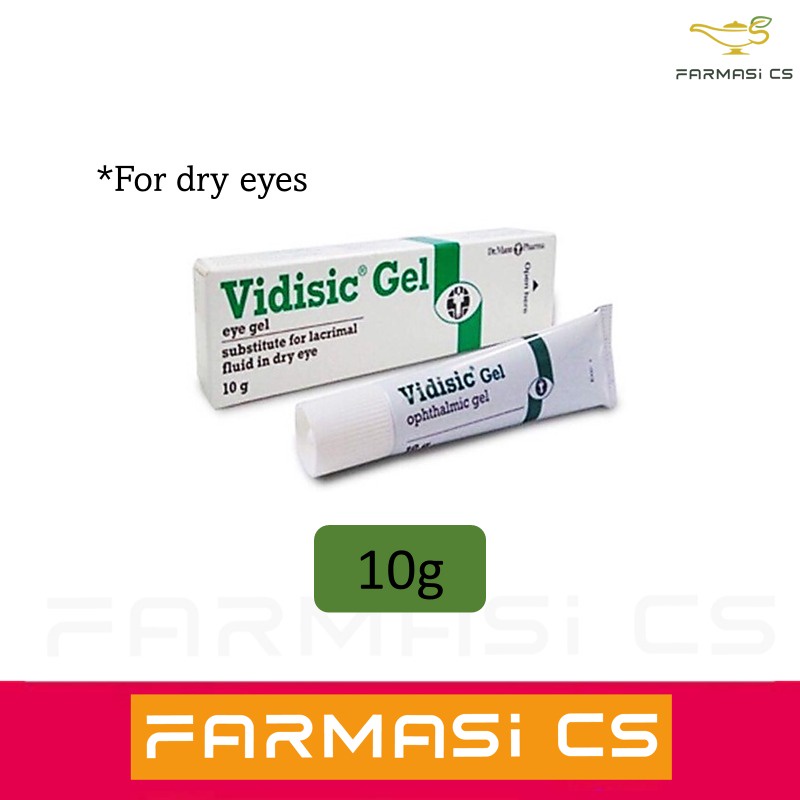 Vidisic Eye Gel 10g EXP:05/2027 [ For Dry Eyes Lacriminal Fluid ...