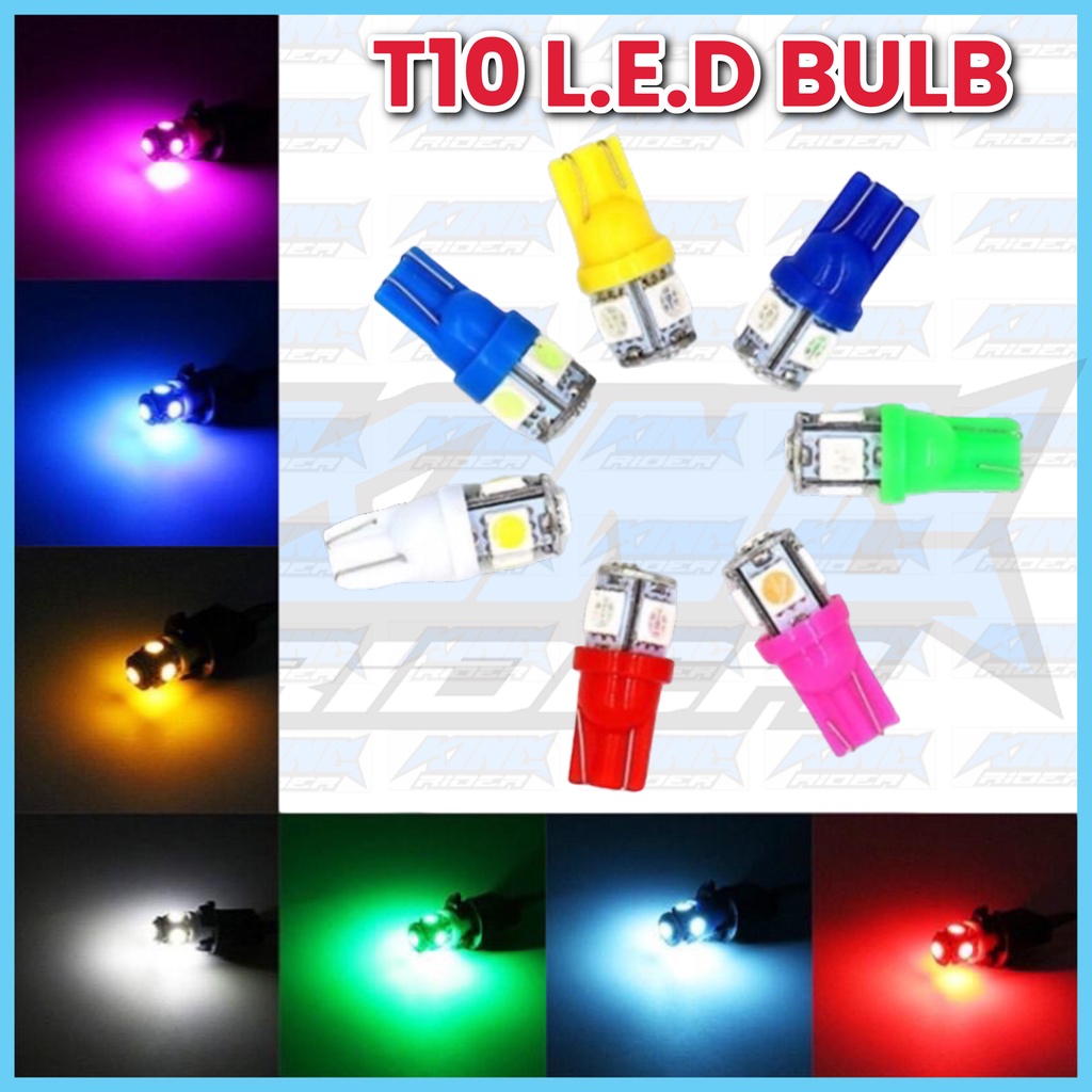 T10 LED TRIPLE CHIP Car & Motorcycle 5smd Lampu LED Kereta Motor Car ...