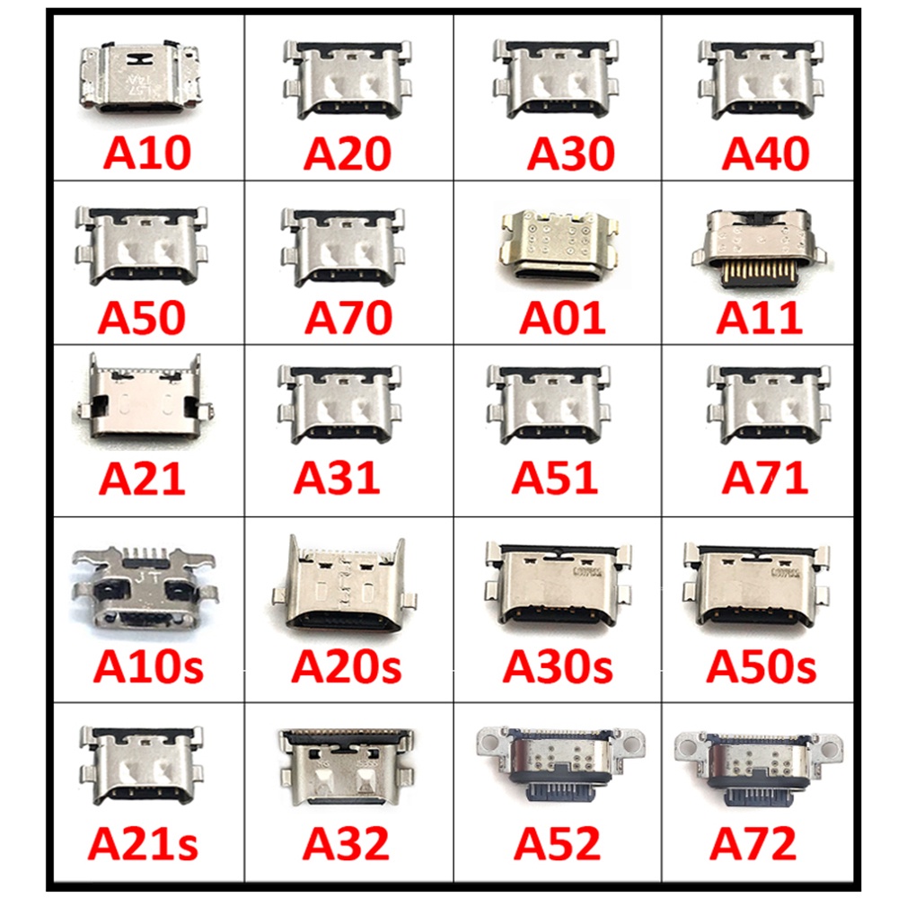 10Pcs Charger USB Charging Port Dock Connector For Samsung A20 A30 A50 ...