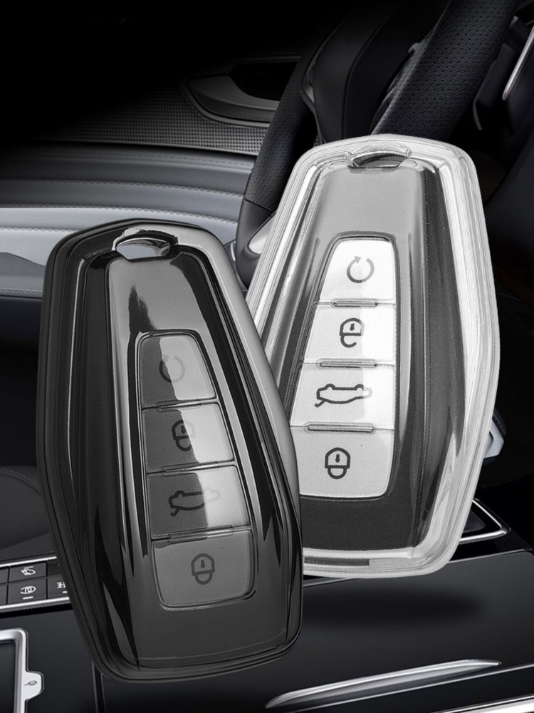 TPU Car Remote Key Case Cover Holder Shell For Proton X50 Geely Emgrand ...