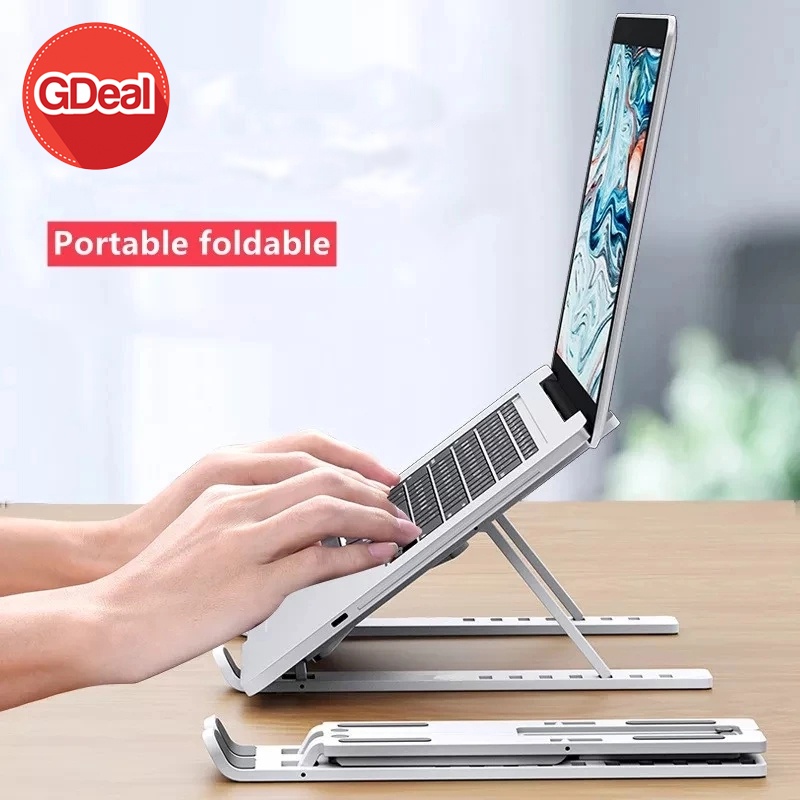 GDeal Aluminum Alloy/ABS Laptop Holder For Notebook Laptop Stand ...