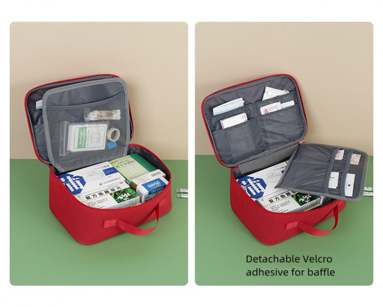 Large Capacity Storage Bag Home Family First Aid Kit Thickened Medicine ...