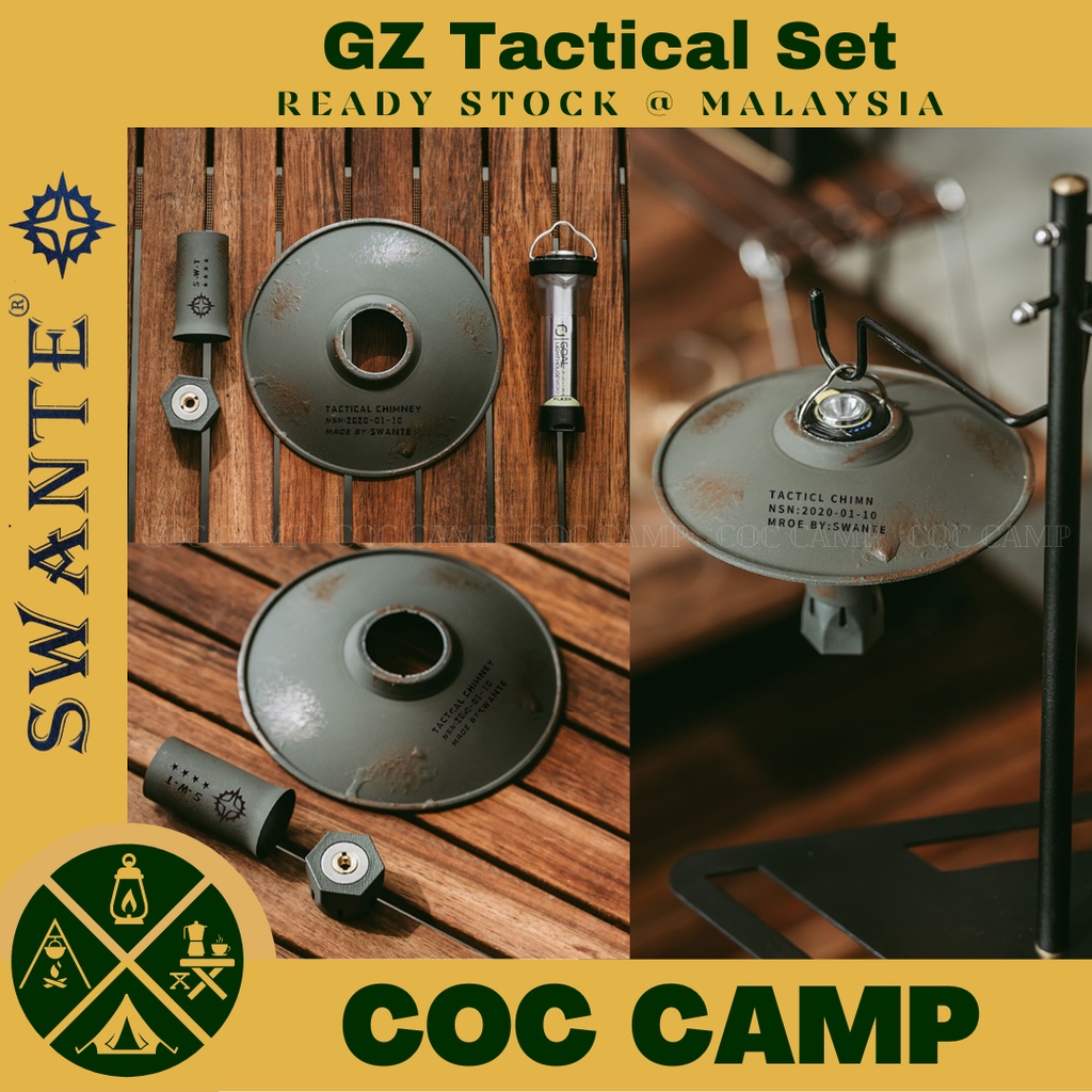 Swante Tactical Set Lamp Shade for Goal Zero Blackdog Thouswind ...