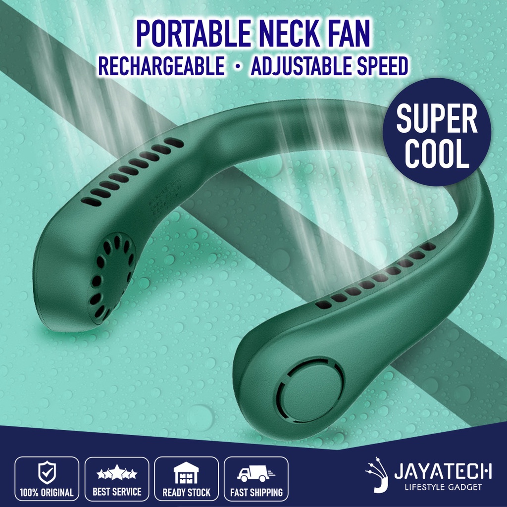 PORTABLE NECK FAN MINI NECK FAN COOLING FAN BLADELESS FAN VENTILATOR ...