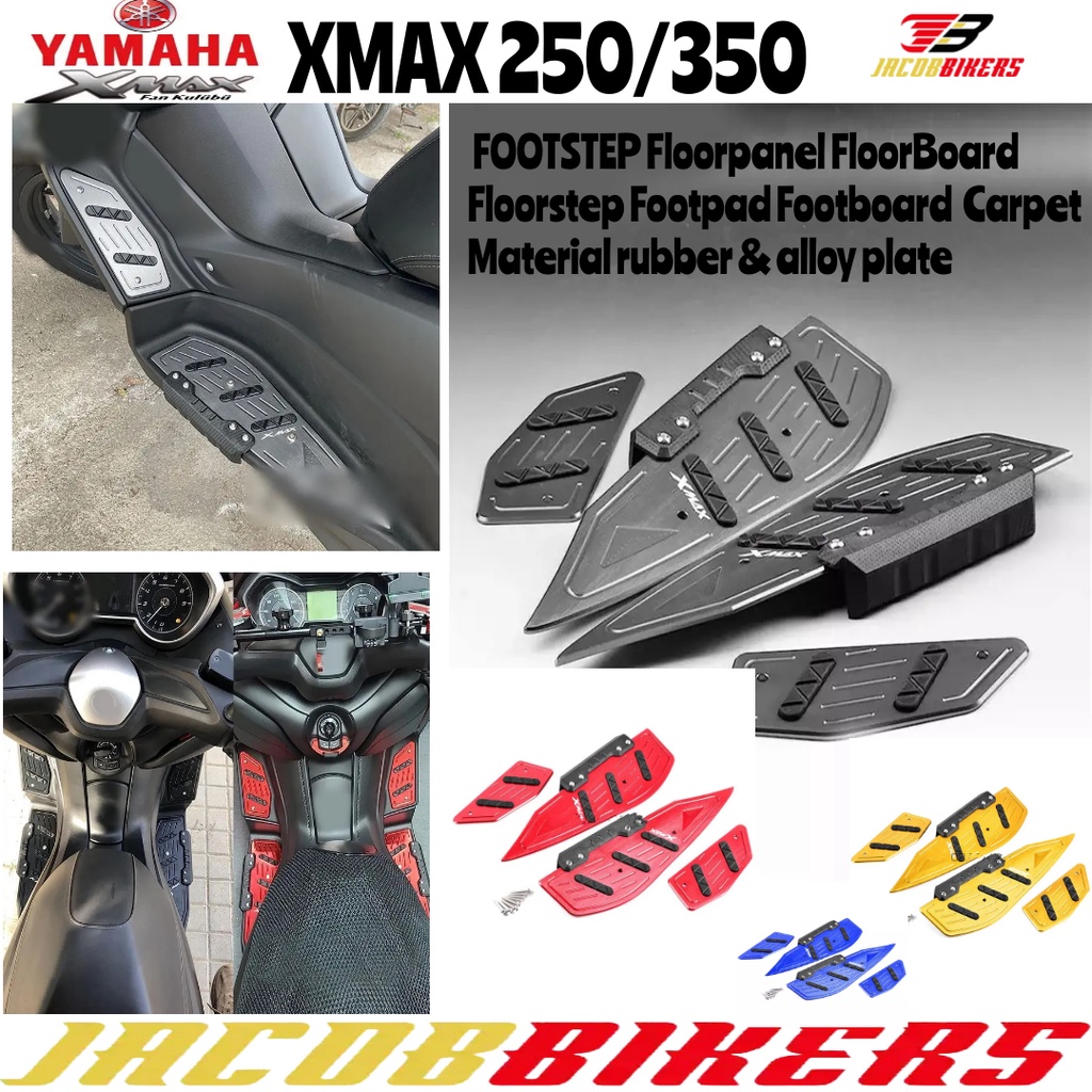 YAMAHA XMAX V1 V2 250/300 FOOTSTEP Floorpanel FloorBoard Floorstep ...