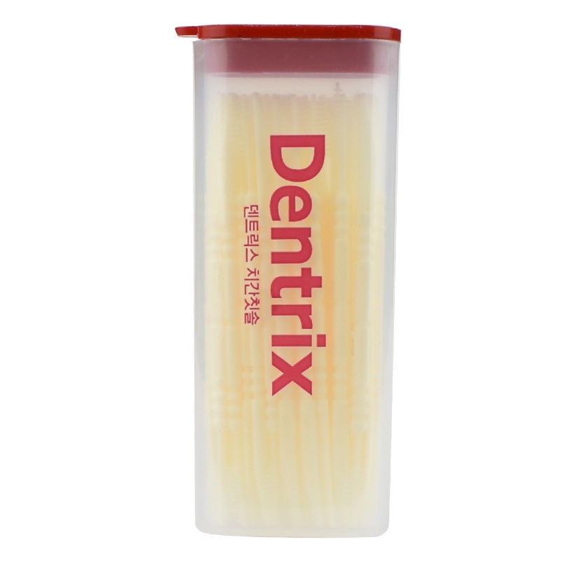 60PCS/Box Double-headed Dental Brush Toothpick Oral Care Teeth Sticks ...