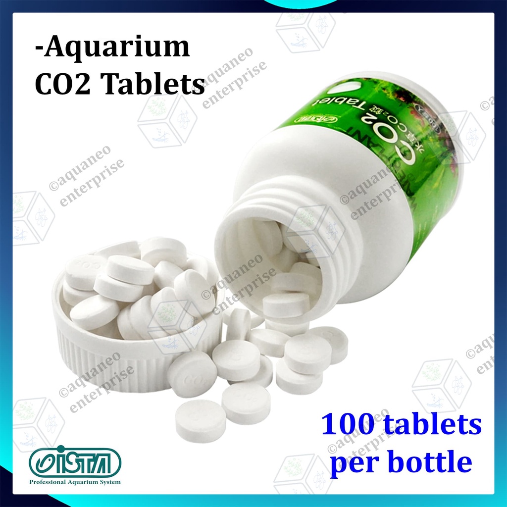 Ista Aquarium Water Plant CO2 Tablet - 100pc per bottle | aquarium co2 aquarium tablet aquascape ...