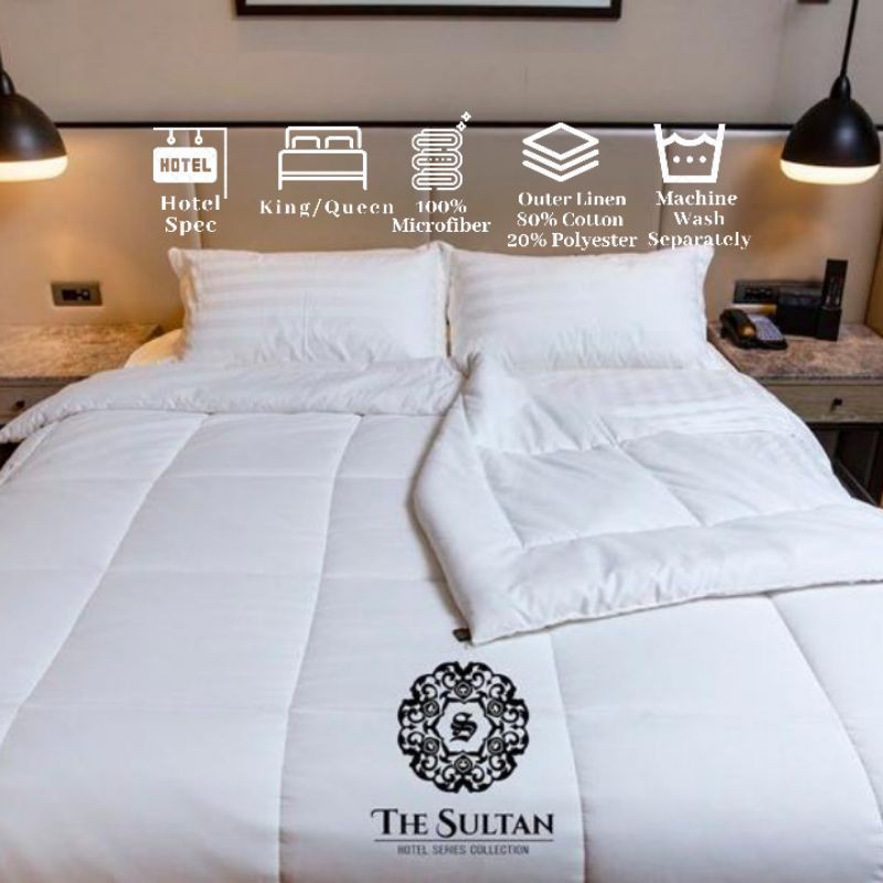 The Sultan | Sultera Luxury Hotel Bed Duvet Comforter 100% Microfiber 5 ...