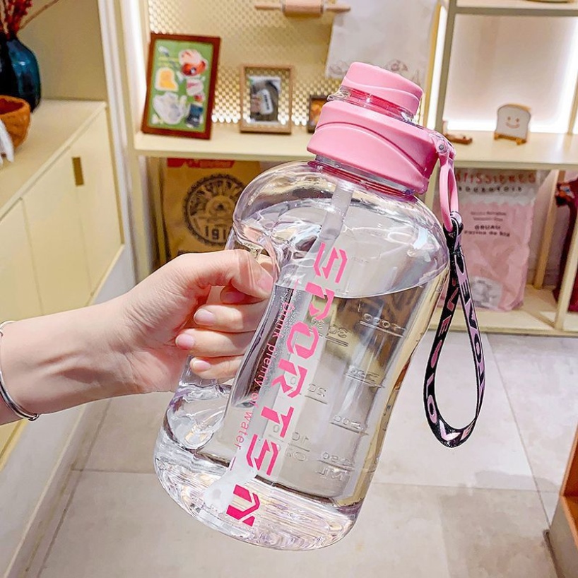 1.7L/2.7L/4L/ 5L Large Capacity Sports Water Bottle for Gym Outdoor Fitness Tritan Water Jug ...