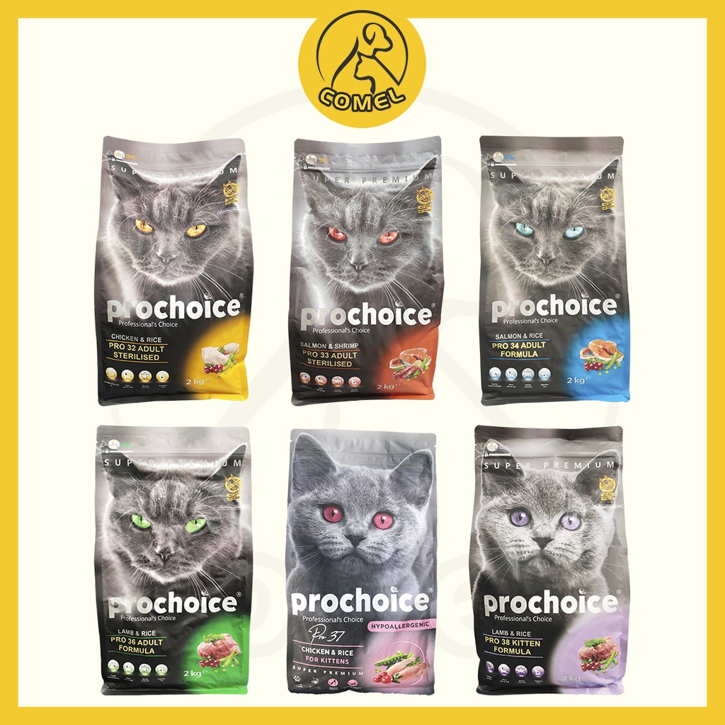 ProChoice Super Premium Adult/Kitten Cat Dry Food/Makanan Kucing 2kg ...