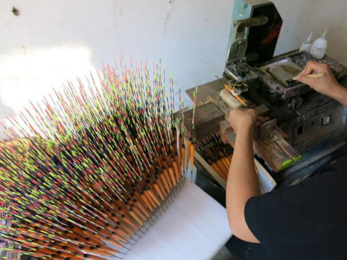 black Fishing bean Fishing Blocking Beads space bean Straight Column ...