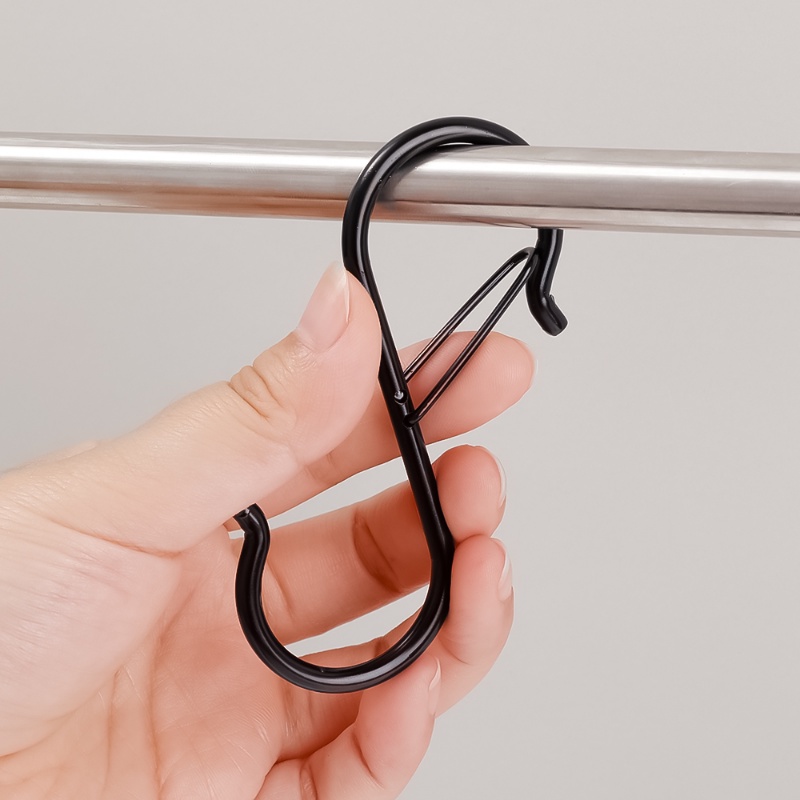 2/5/10pcs Metal Spring S Hook S Shaped Hook Hanging Plant Light Metal ...