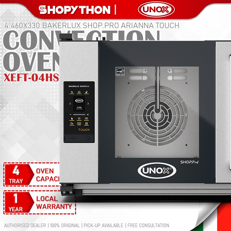 UNOX BAKERLUX SHOP.PRO 4 460x330 Arianna Touch XEFT-04HS-ETRP (3500W ...