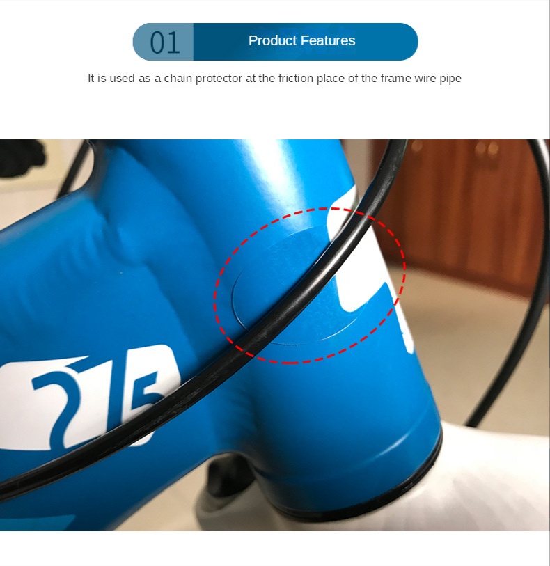 AGEKUSL Bike Frame Stickers Protector Protection Protective Film Anti ...