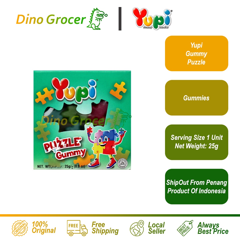 Yupi Gummy Puzzle 25g 印尼优皮软糖 拼图 | Shopee Malaysia