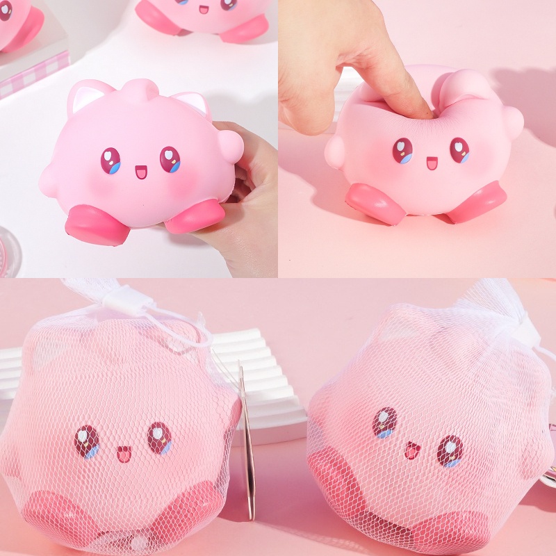 Bobi Slow Rebound Pressure Relief Doll Cute Cartoon Girl Heart Stress ...
