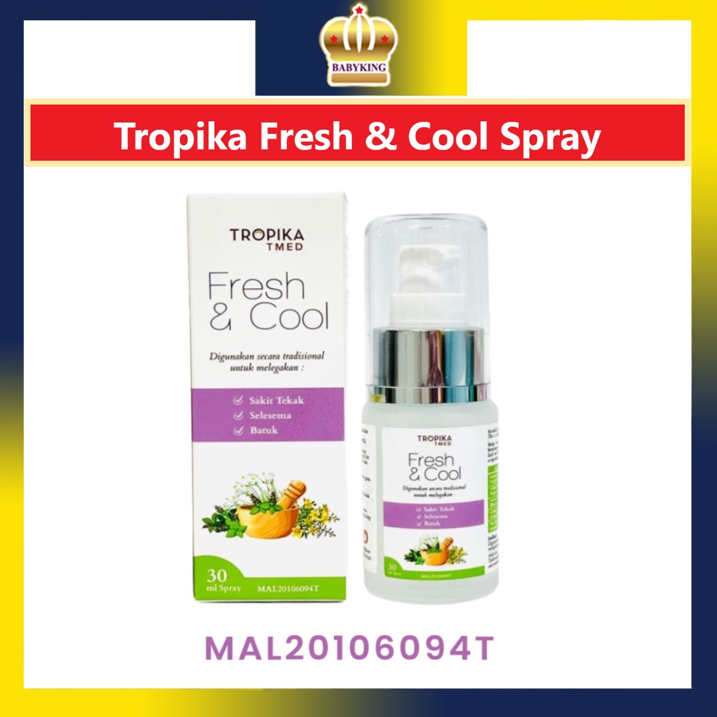 Tropika Fresh & Cool Ubat Batuk, Selsema, Sakit Tekak, Asma, Mencairkan ...