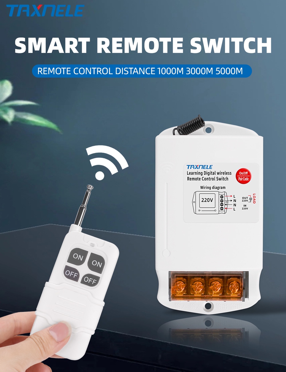 220V 380V Intelligent High power household Wireless Electrical Switches ...