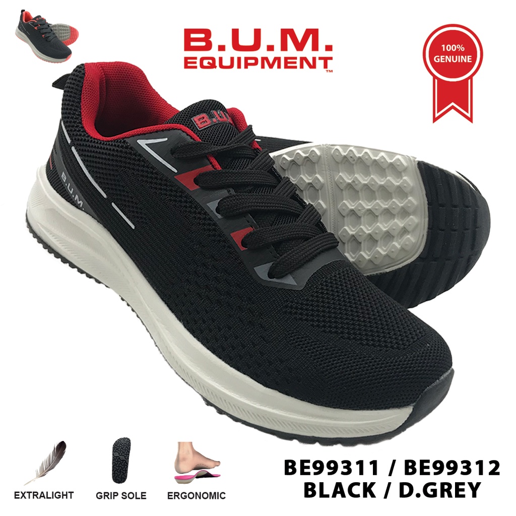 BUM Equipment Women's Shoes - Black/D.Grey BE99311/BE99312 | Shopee ...