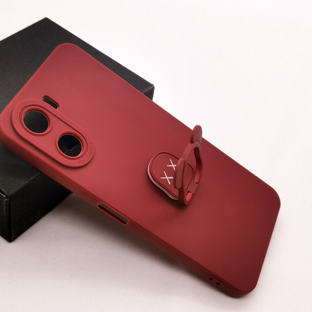 Xiaomi Redmi Note 12 4G Redmi Note 12 Pro 5G Plain Bear Stand Ring I ...