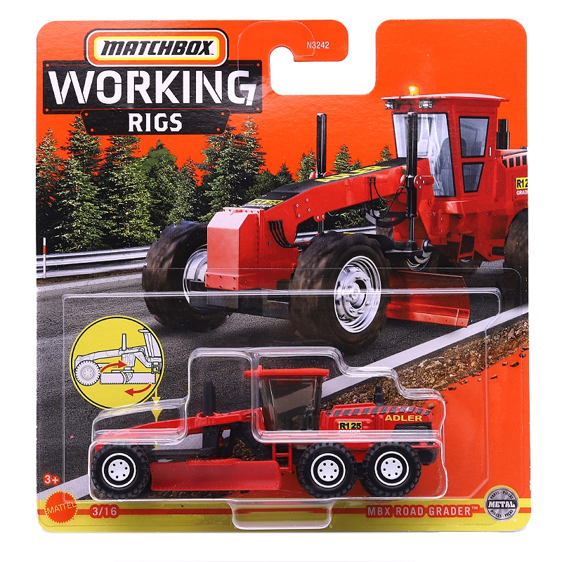N3242 Matchbox Working Rigs Cement King Hd Durastar 4400 Road Scraper ...