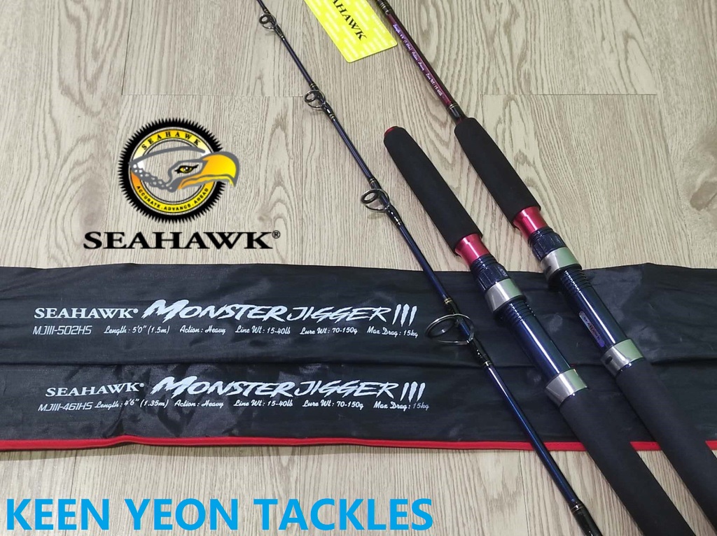 SEAHAWK MONSTER JIGGER III SPINNING JIGGING ROD | Shopee Malaysia