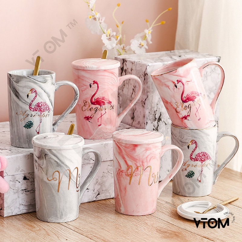 VTOM Birthday Gift For Man Set And Women Ceramic Coffee Mug With Lid ...