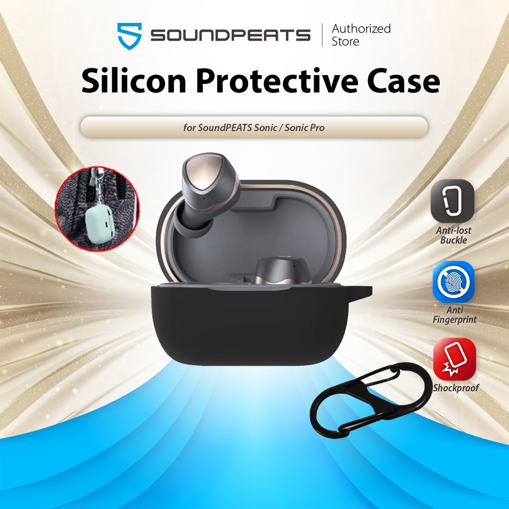 SoundPEAT Sonic / Sonic Pro Silicone Protective Earphone Case with Anti ...