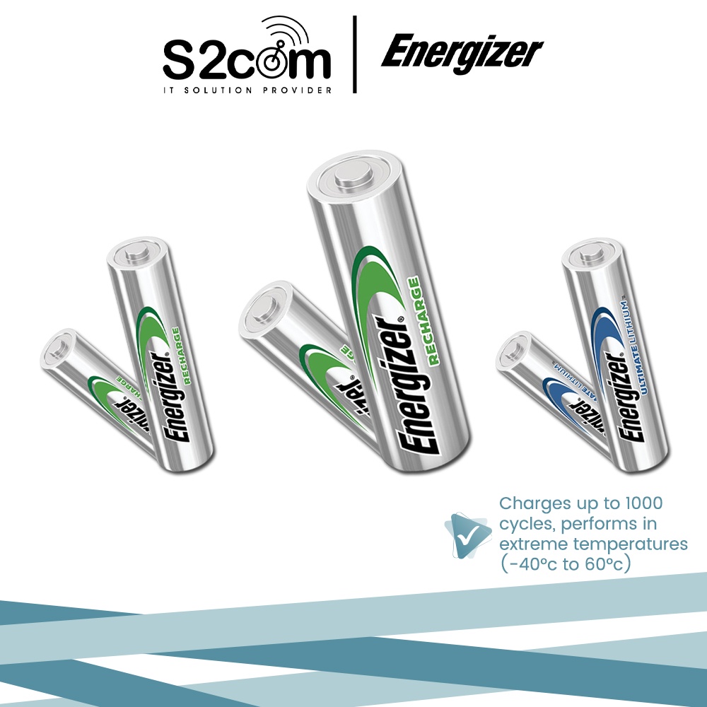 Energizer Ultimate Lithium & Recharge Power Plus 2A3A Size Lithium ...